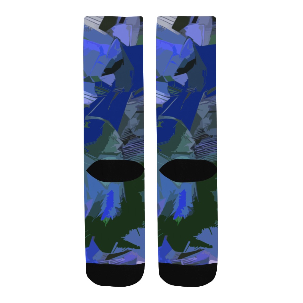 she is 2d Men's Custom Socks | ID: D6003044