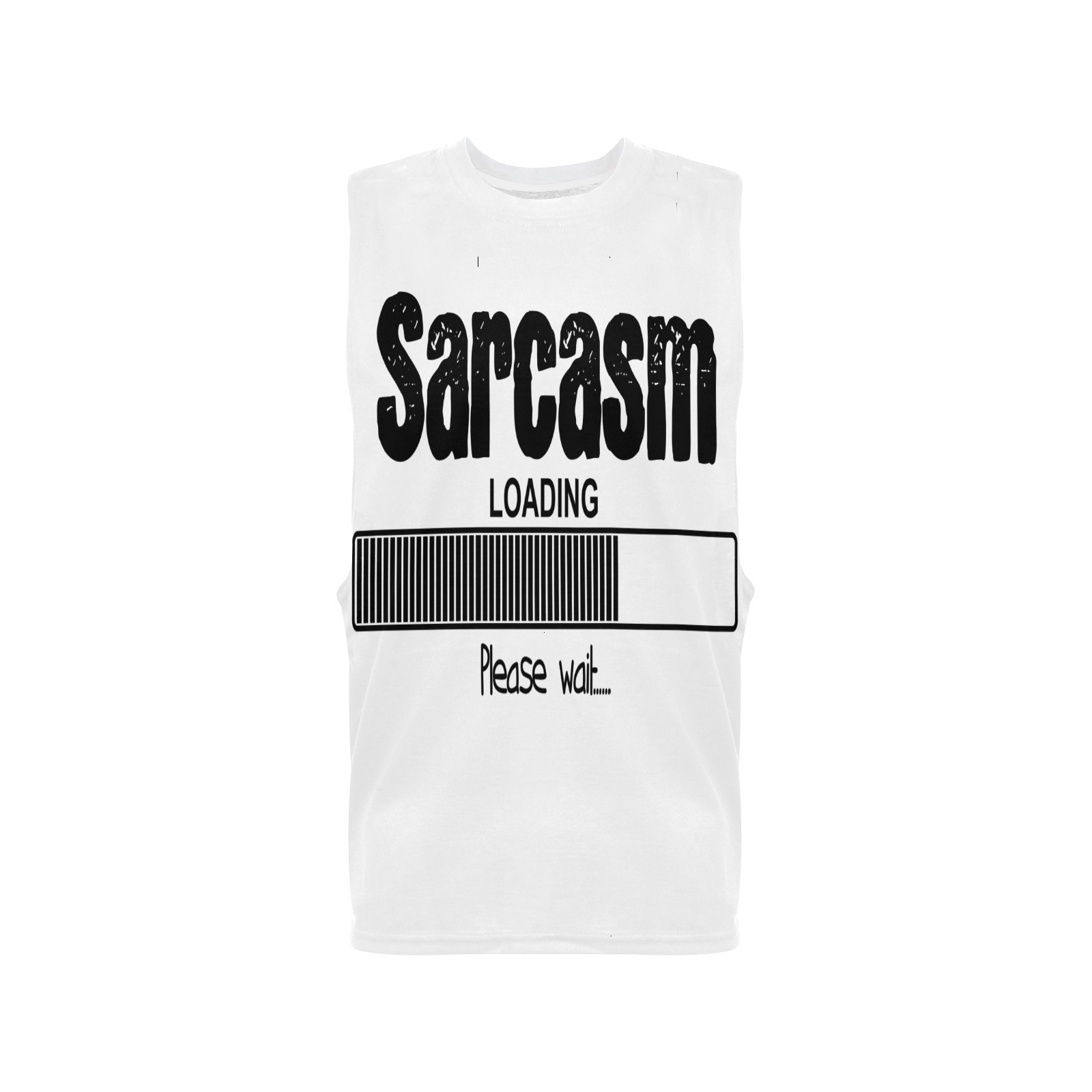 Sarcasm, loading Men's Open Sides Workout Tank Top (Model T72) | ID ...