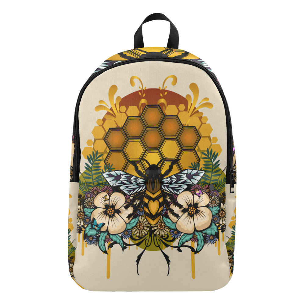 Queen Of Bees Fabric Backpack for Adult (Model 1659) | ID: D6517901