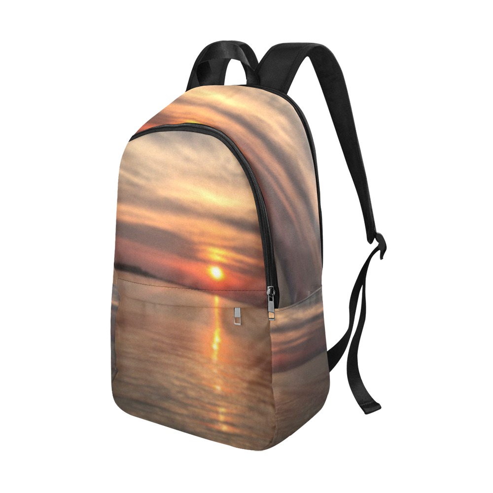 Dark Evening Sunset Collection Fabric Backpack for Adult (Model 1659 ...