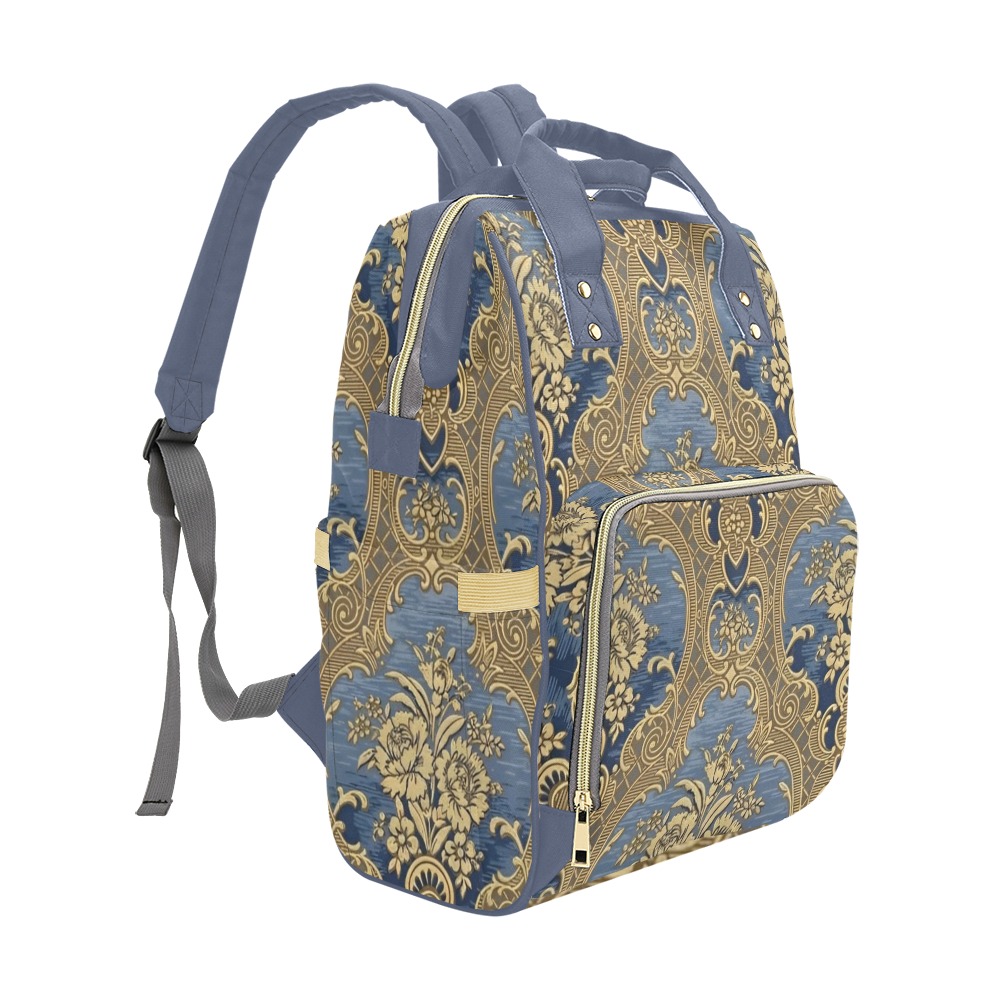 Blue Elegance Multi-Function Diaper Backpack/Diaper Bag (Model 1688) | ID: D6732559