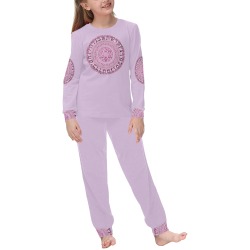 Purple Ombre Kids' All Over Print Pajama Set | ID: D6040886