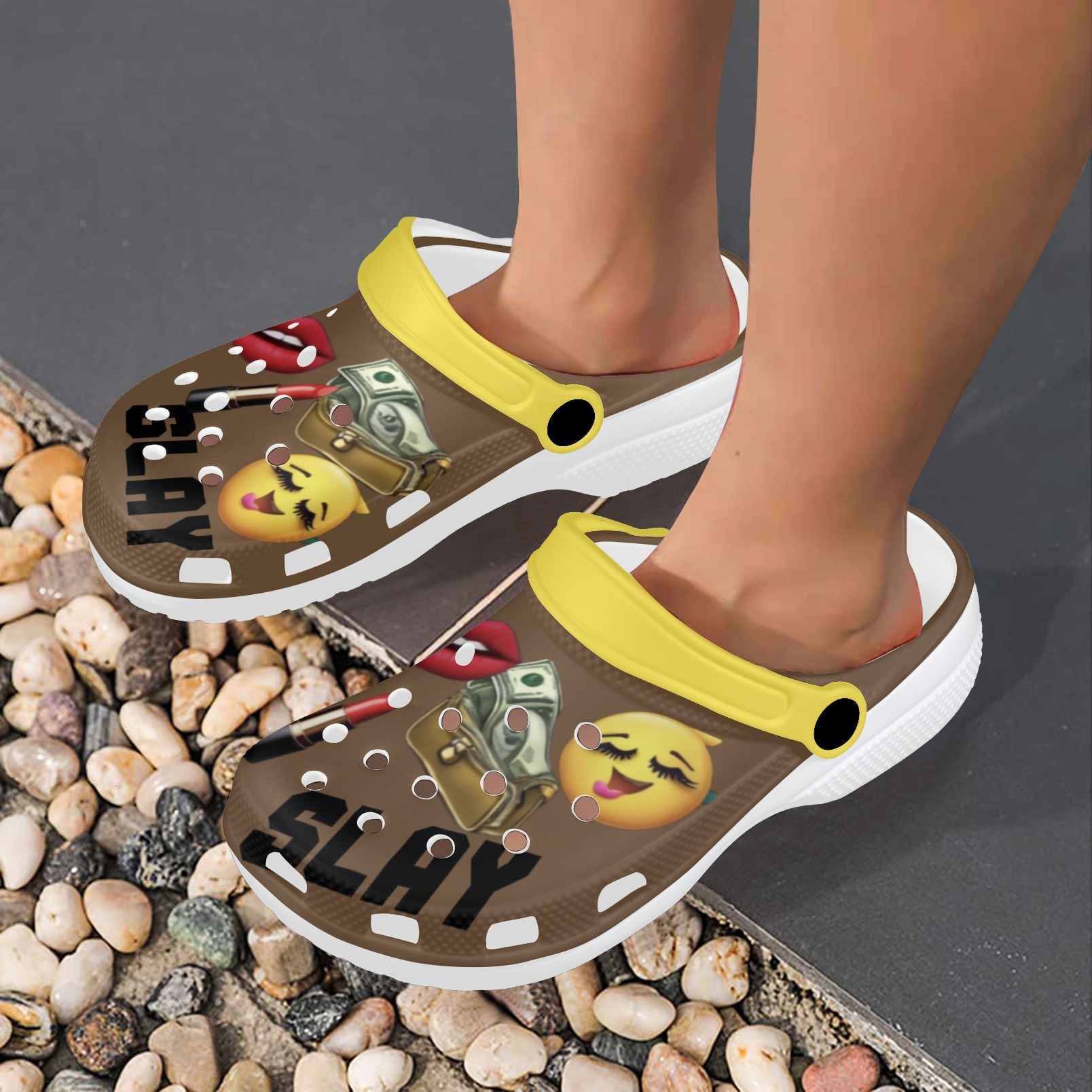 Slay Clogs Custom Print Foam Clogs for Adults | ID: D7031038