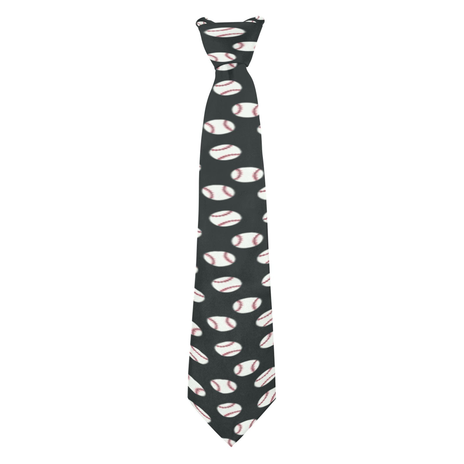 Baseball Tie Custom Peekaboo Tie with Hidden Picture | ID: D6573808