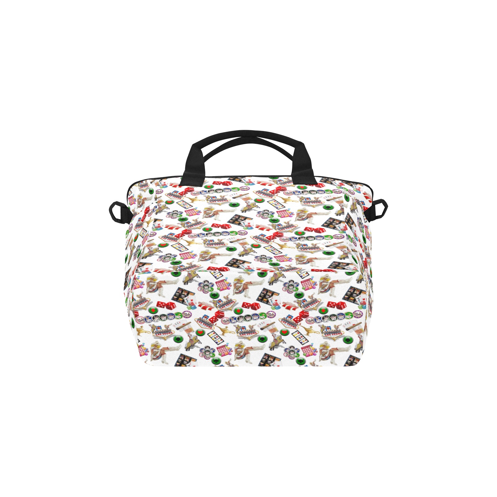 Las Vegas Icons - Gamblers Delight / White Insulated Tote Bag with ...