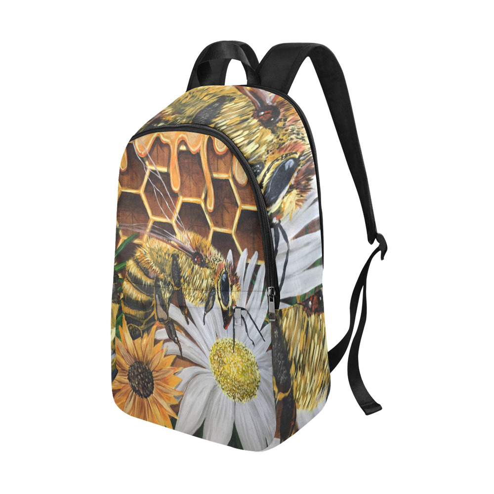 Busy Bee Fabric Backpack for Adult (Model 1659) | ID: D6550527