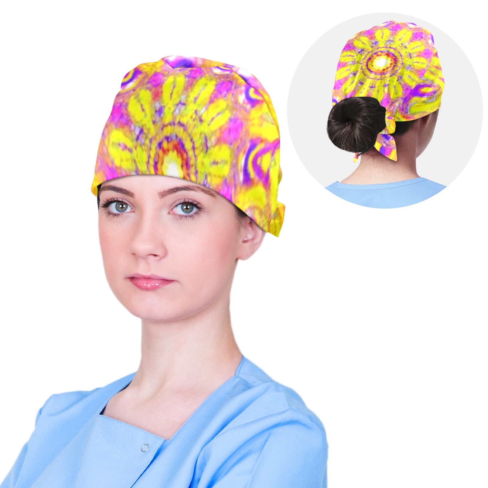 indian 8 Scrub Cap | ID: D7094809