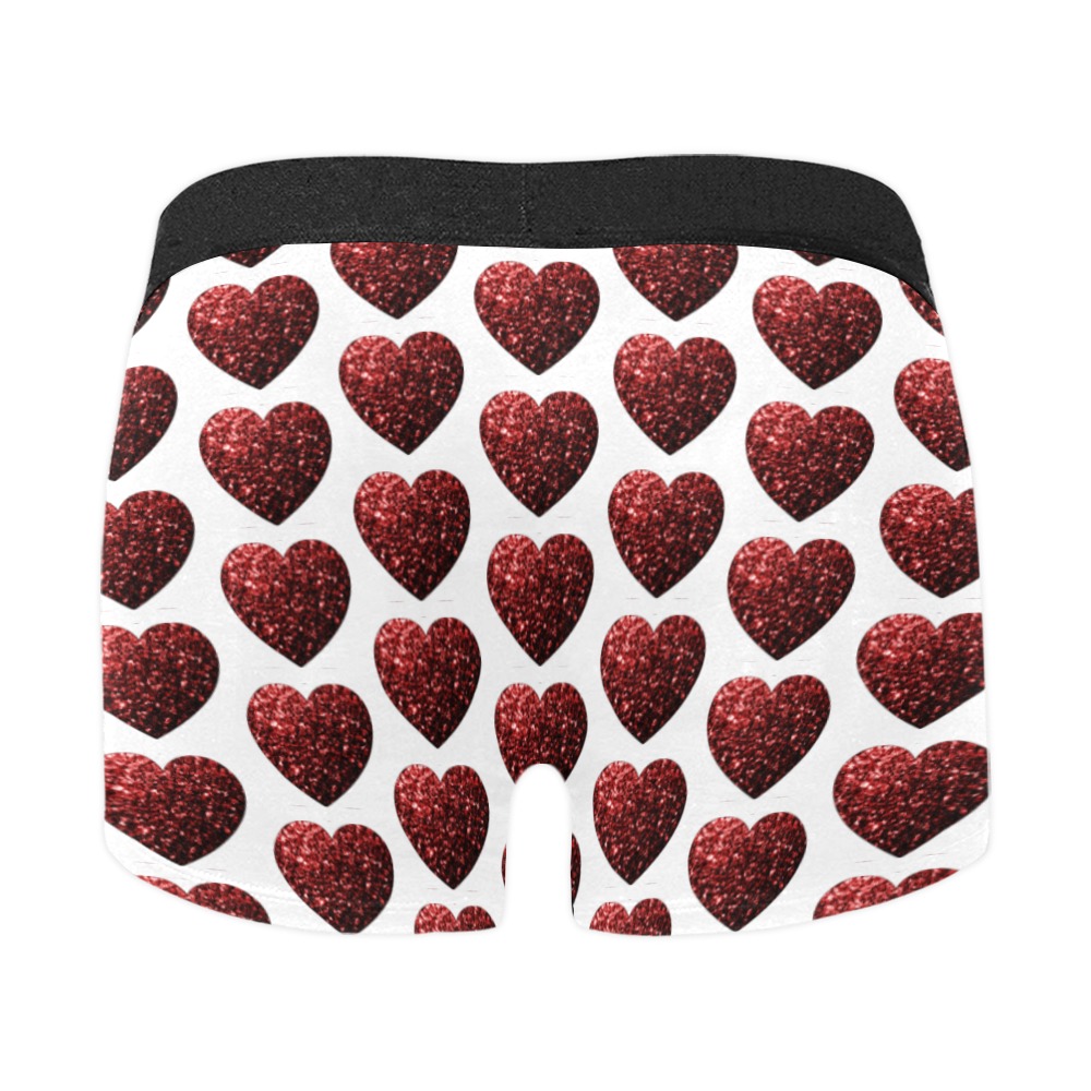 Red sparkles heart faux glitter Valentines Day love pattern on white ...