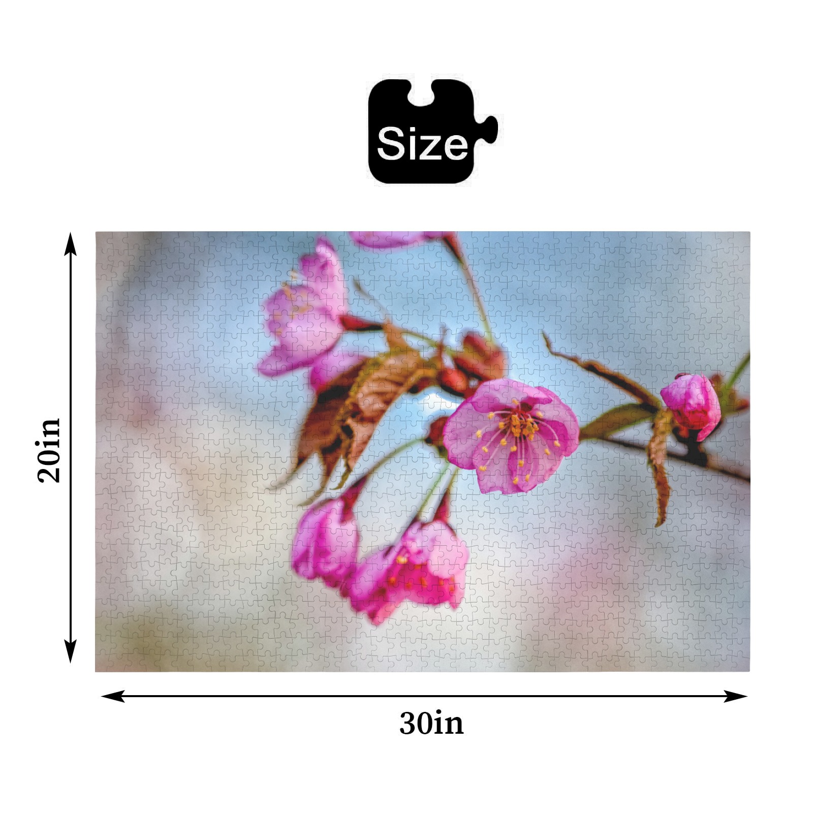 The beginning of the Hanami season. Sakura magic. 1000-Piece Wooden ...