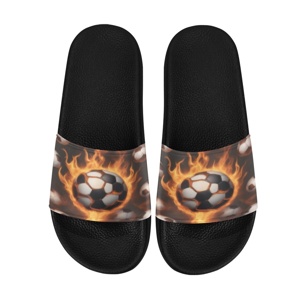 IMG_9590 Soccer Slides Men's Slide Sandals (Model 057) | ID: D6953186