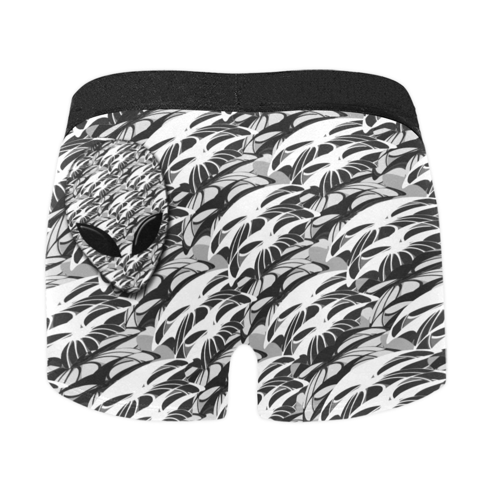 Alien Face with Troops Men's All Over Print Boxer Briefs (Model L10 ...