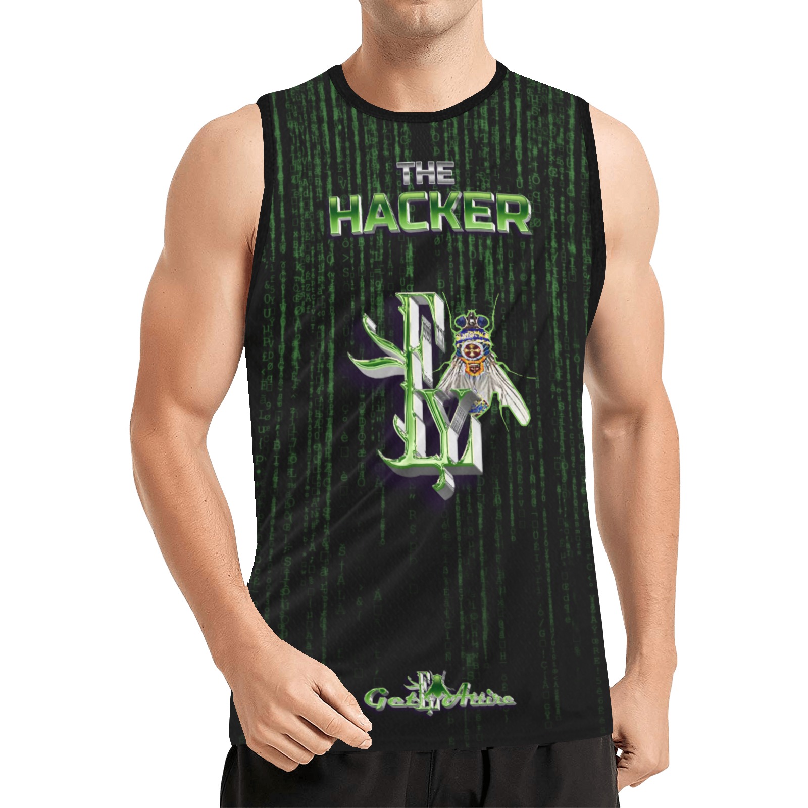 The Hacker Collectable Fly All Over Print Basketball Jersey | ID: D6701999