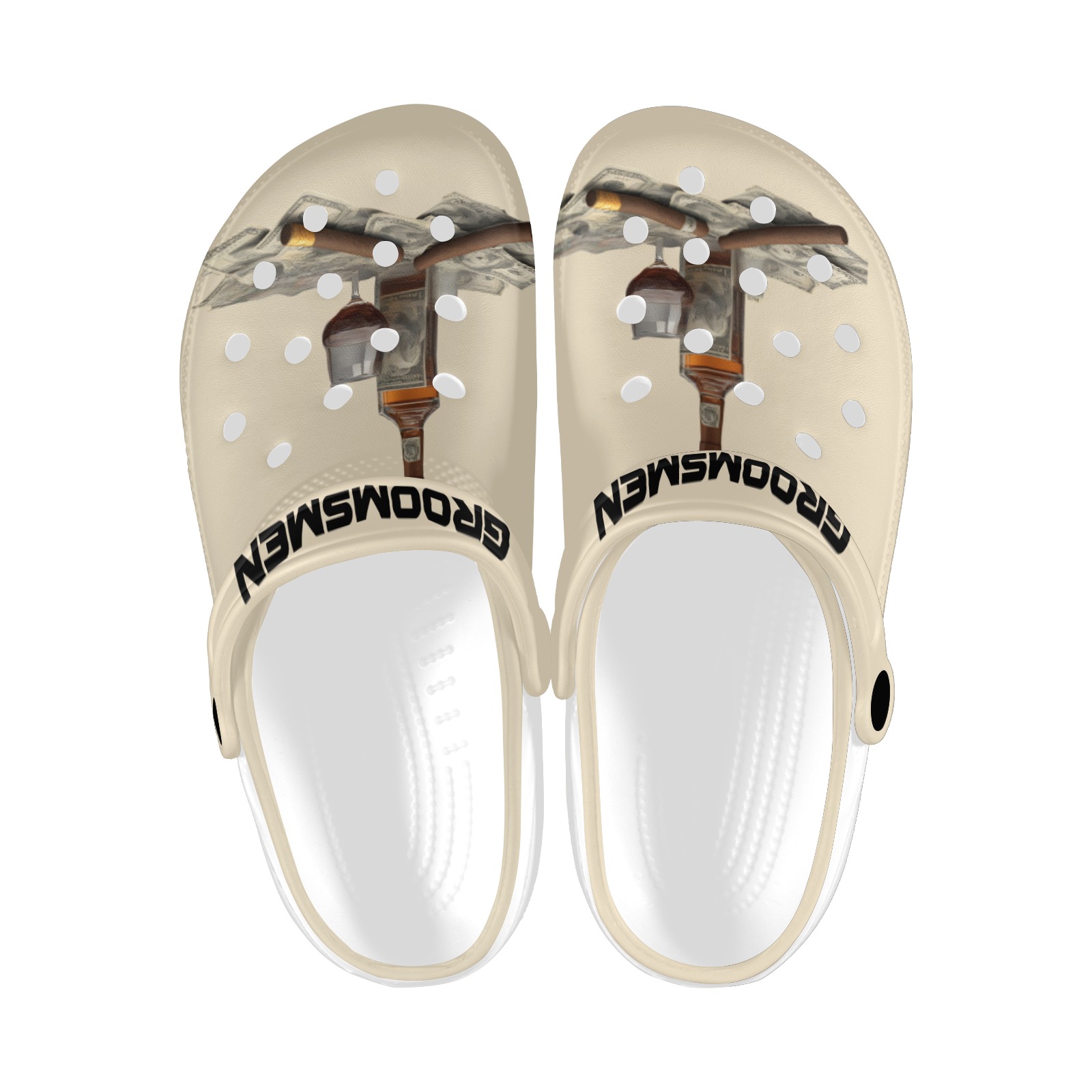 Groomsmen Clogs Custom Print Foam Clogs for Adults | ID: D6975016
