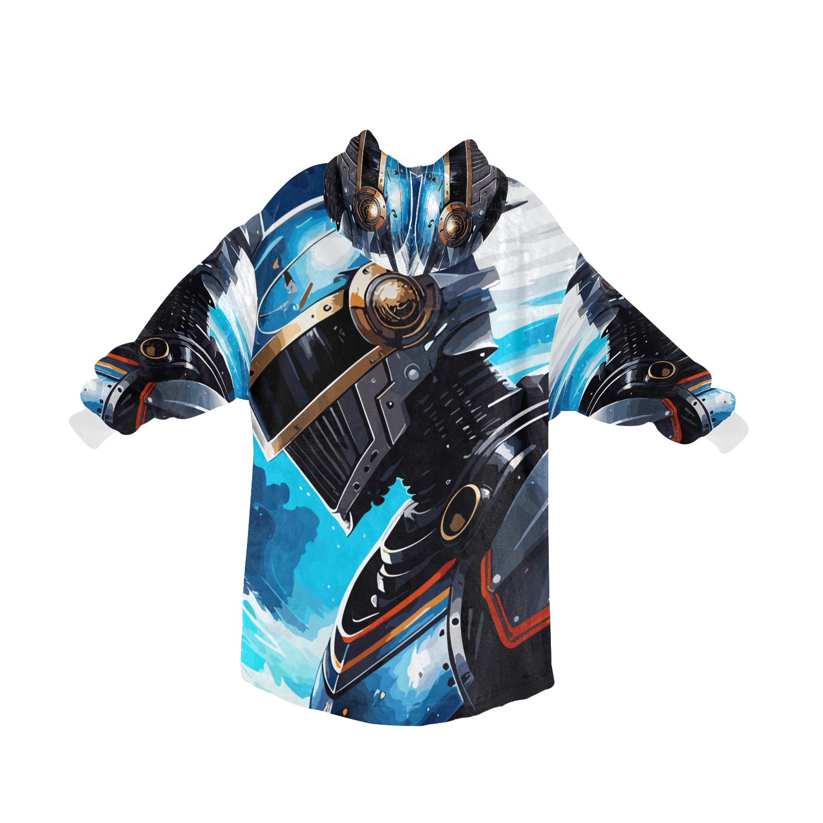 Futuristic Galactic Knight Warrior Hero Blanket Hoodie for Kids | ID ...