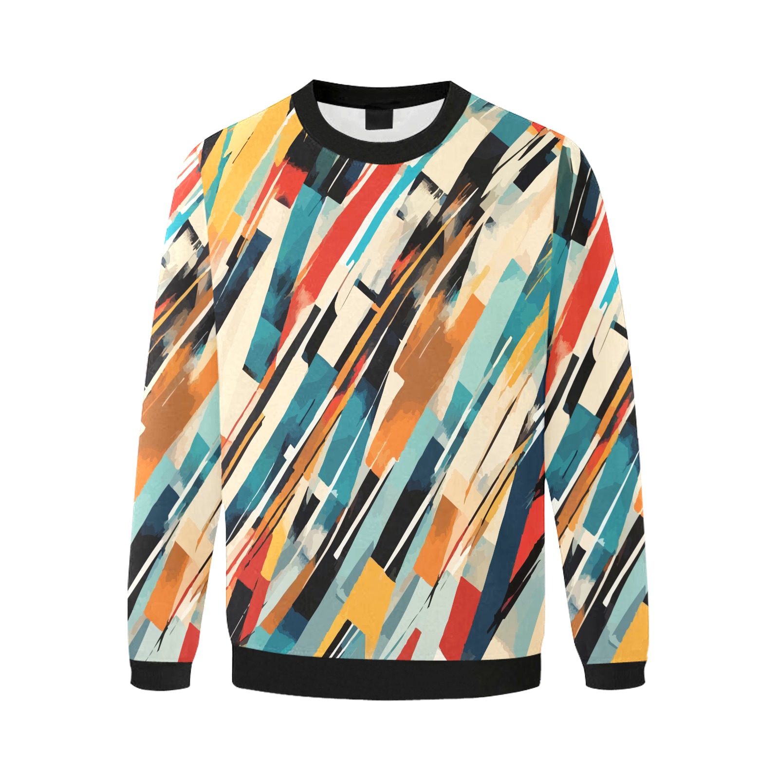 Classy abstract art of shapeless forms and colors Men's Oversized ...