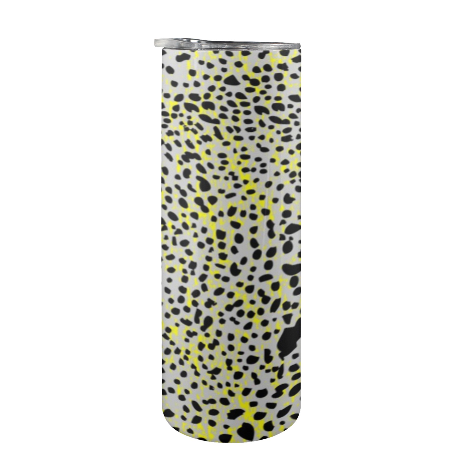 Modern leopards dots 1A 20oz Tall Skinny Tumbler with Lid and Straw ...
