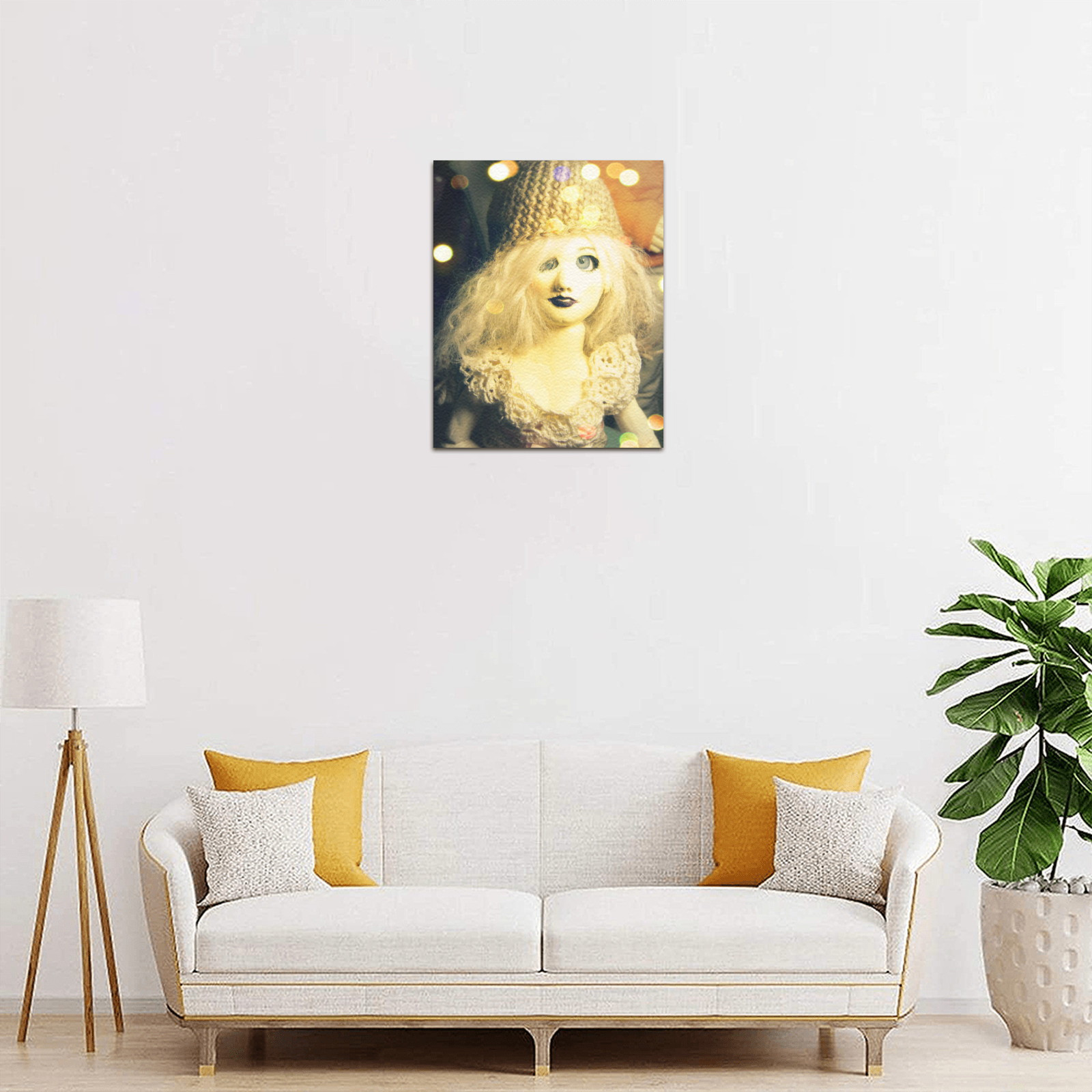 darla doll by me Frame Canvas Print 8"x10" | ID: D6317645